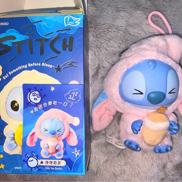 Disney | Toys | Miniso Disney Stitch Eat Something Before You Sleep ...